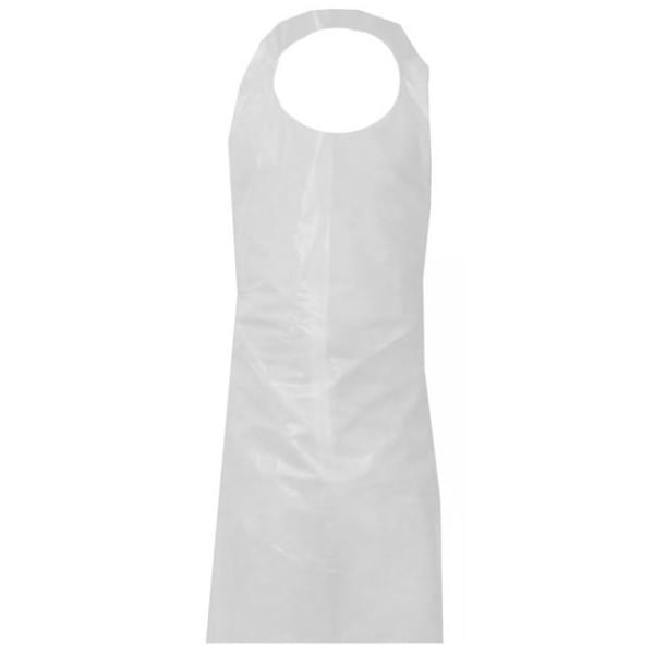 Apron Polyethylene Disposable 1.5mil 28x46" Premium White 5x100/cs ...