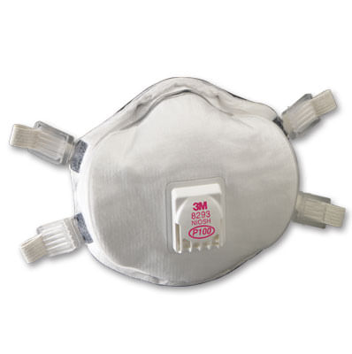 Dust Masks 3M Particulate Respirator 8293 P100 20/box - Whitebird