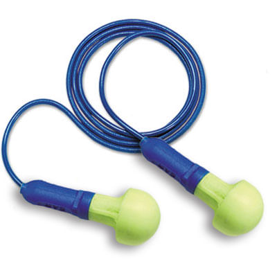 Ear Plugs Push-Ins 3M 318-1001 Corded 100 pair/bx - Whitebird