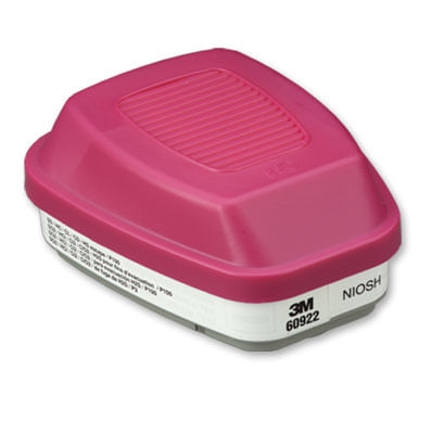 Filter Cartridge Acid Gas P100 60922 2/pack 3M - Whitebird