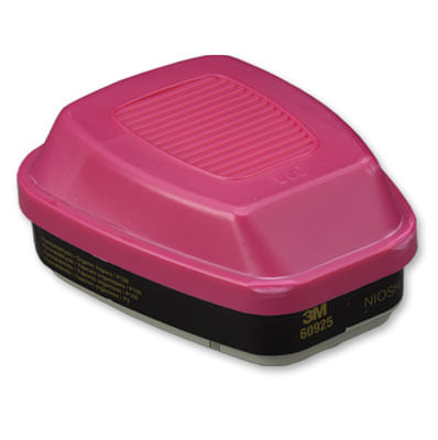 Filter Cartridge Formaldehyde Organic Vapour/P100 60925 2/pack 3M ...