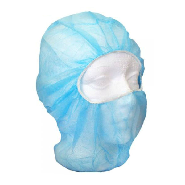 Balaclava White Non-Woven Polypropylene 500/cs - Whitebird