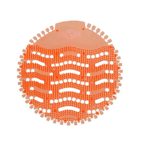 Urinal Screen Anti Splash Orange Mango 10/pk - Whitebird