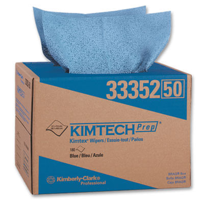 Wipers Kimtech Blue 12.1x16.8" 180/bx 33352 - Whitebird