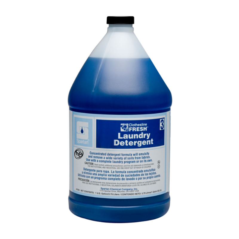 Spartan Clothesline Fresh 3 Laundry Detergent 3.78L - Whitebird