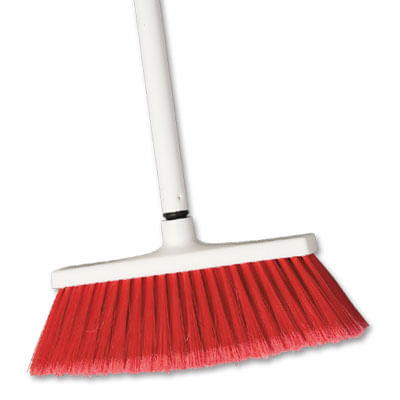 Broom Small Magnetic Flat w/48" Handle - Whitebird