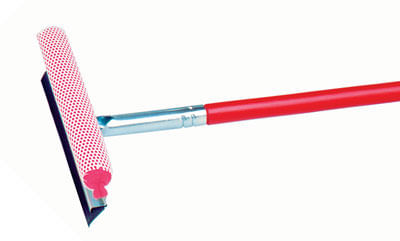 Window Brush 10" with Squeegee 22" Handle - Whitebird