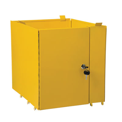 Locking Cabinet for Janitorial Cart - Whitebird