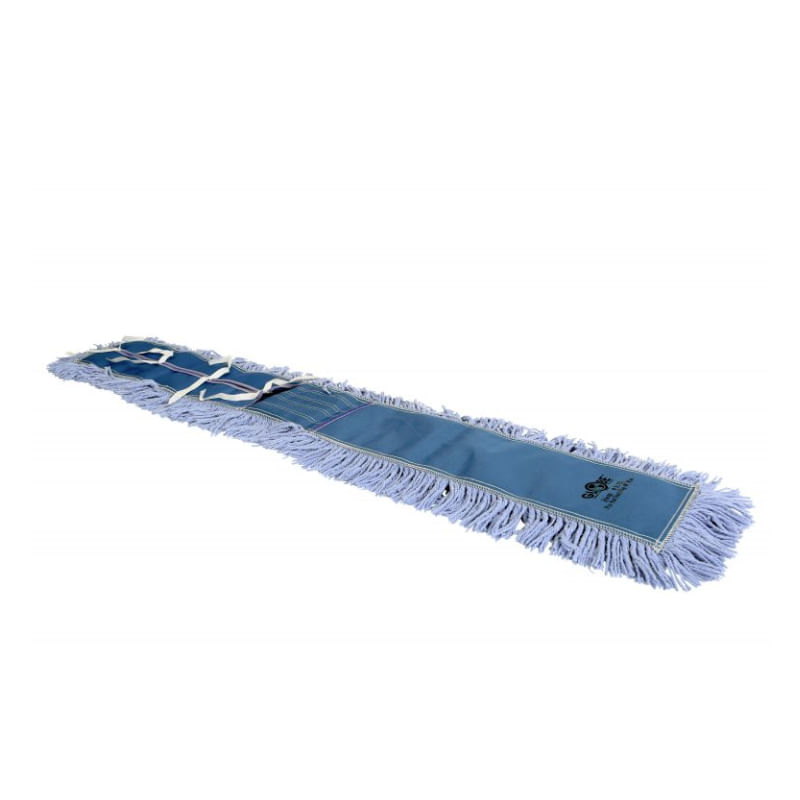 Dust Mop 48" Refill Hi Static Tie-On 100% Nylon - Whitebird