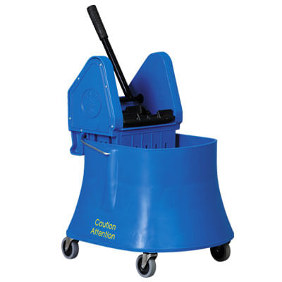 Bucket And Wringer 40qt Down Press Blue - Whitebird