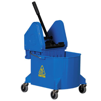 Bucket And Wringer 32qt Down Press Blue - Whitebird