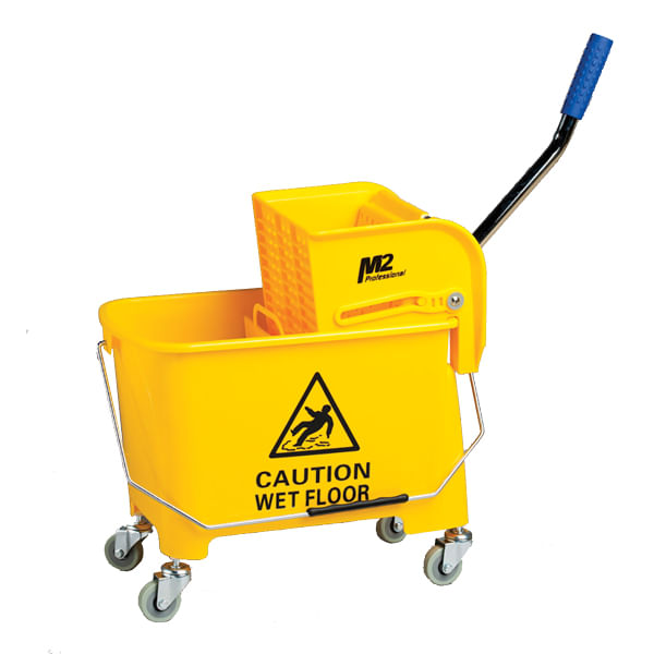 Bucket and Wringer 22qt Side press Yellow - Whitebird