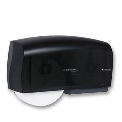 Bathroom Tissue Dispenser JRT Coreless Twin Smoke KC 09608 - Whitebird