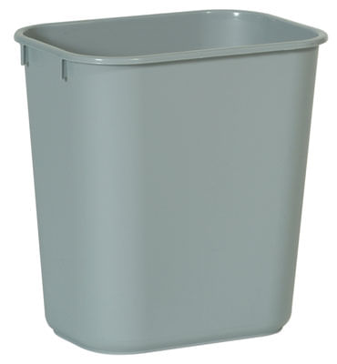 Wastebasket Small Gray 3 gal - Whitebird