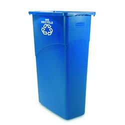 Container 23 gal Slim Blue - Whitebird
