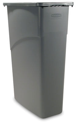 Container 23 gal Slim Gray - Whitebird