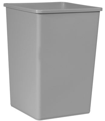 Container 35 gal Square Gray - Whitebird
