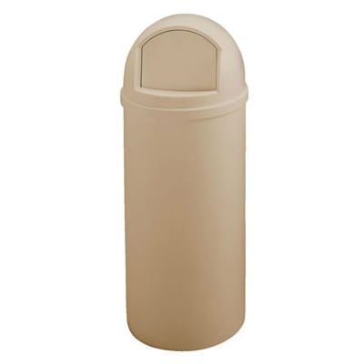 Fire Safe Container with Lid 15 gal Beige - Whitebird