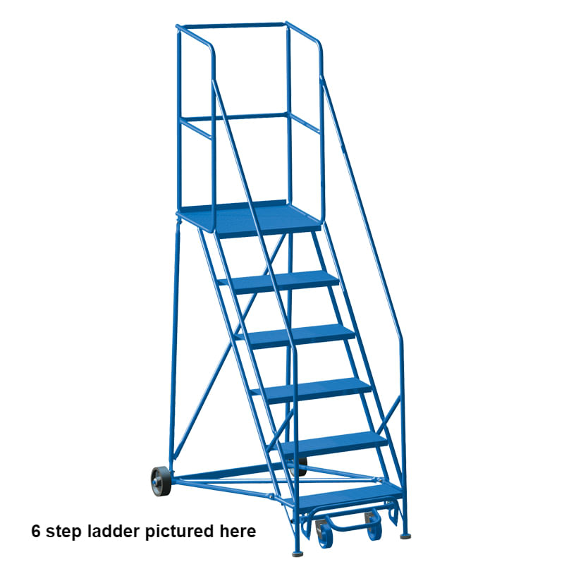 Safety Angle Mobile Ladder 13 Step - Whitebird