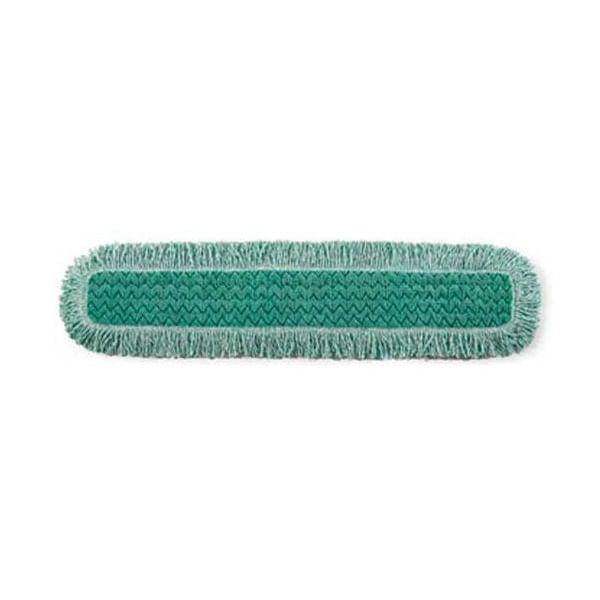 Microfibre Dust Mop Pad 36" Green with fringe - Whitebird