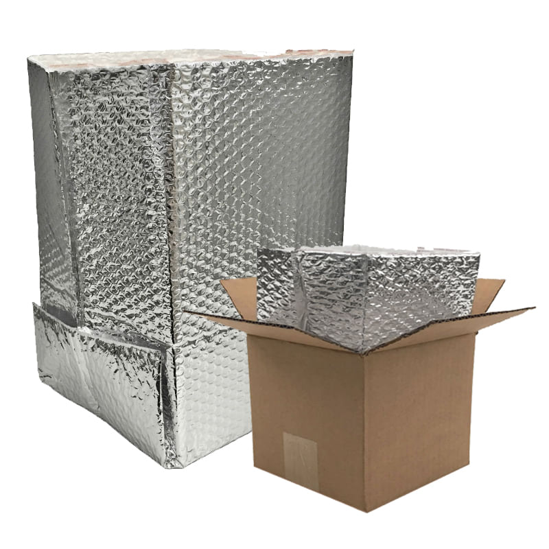 Box Liners Gusseted CoolPac 10x10x10" 50/cs - Whitebird