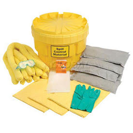 Static Overpack Spill Kit Universal 20 Gal - Whitebird