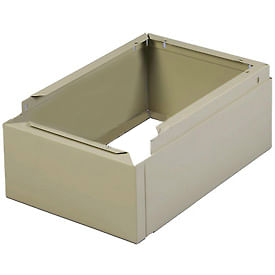 Locker 4" Recessed Base For 4 Wide Frame - Whitebird