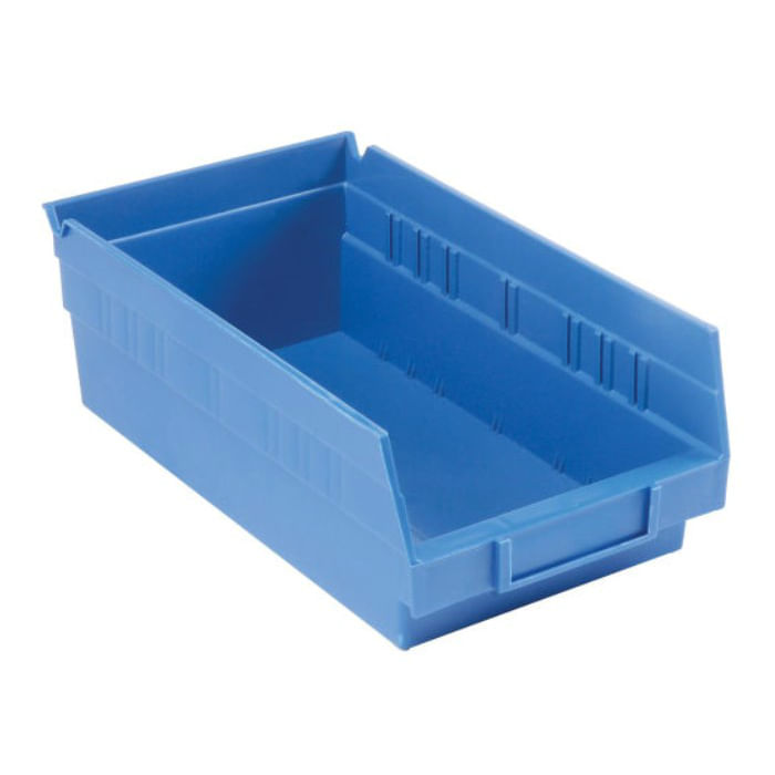 Shelf Bin Stackable Blue 11-5/8 x 6-5/8 x 4" 12/cs - Whitebird