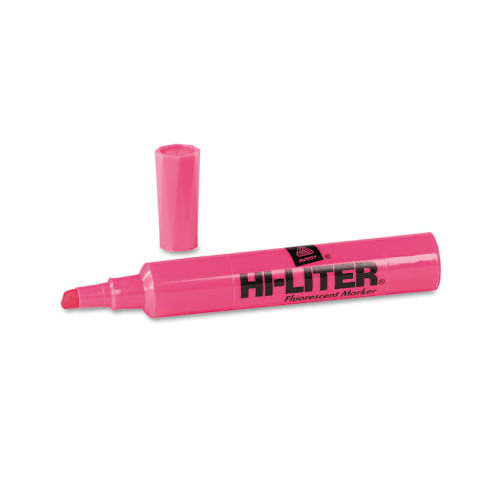 Hi-Liter Dennison Pink 12/bx - Whitebird