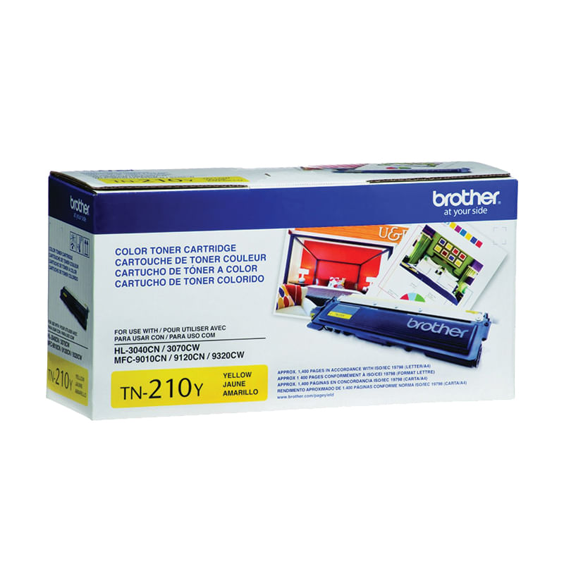 Laser Toner Brother TN210Y Standard Yield Yellow 1400 Pages - Whitebird