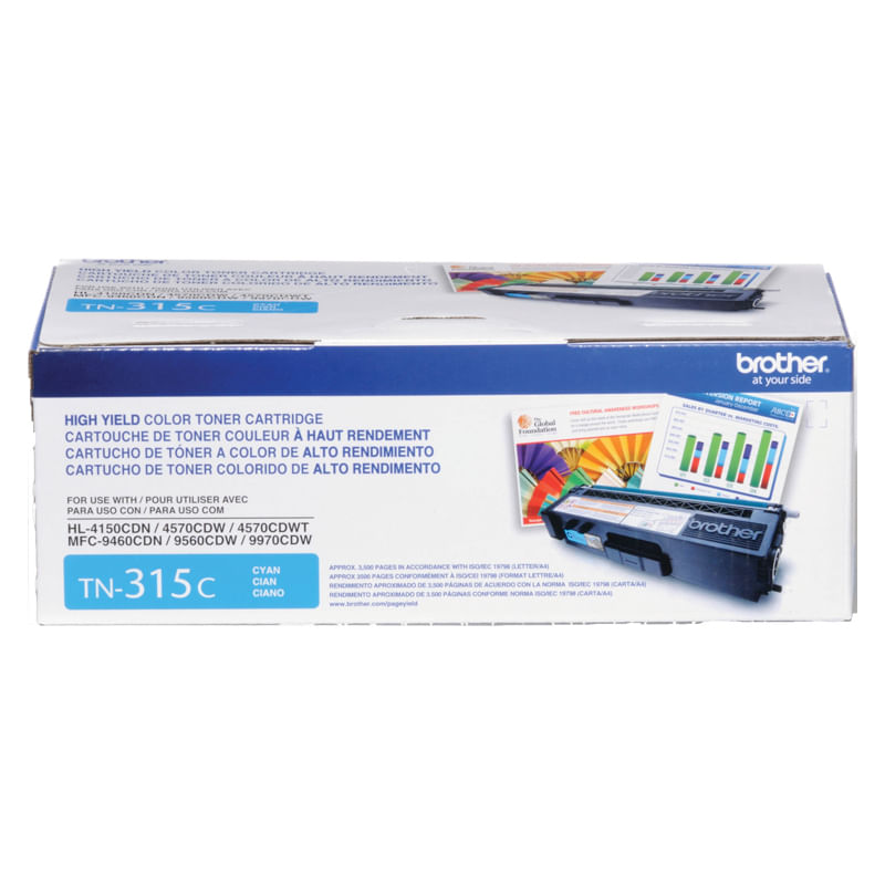 Laser Toner Brother Cyan High Yield 3500 Pages - Whitebird