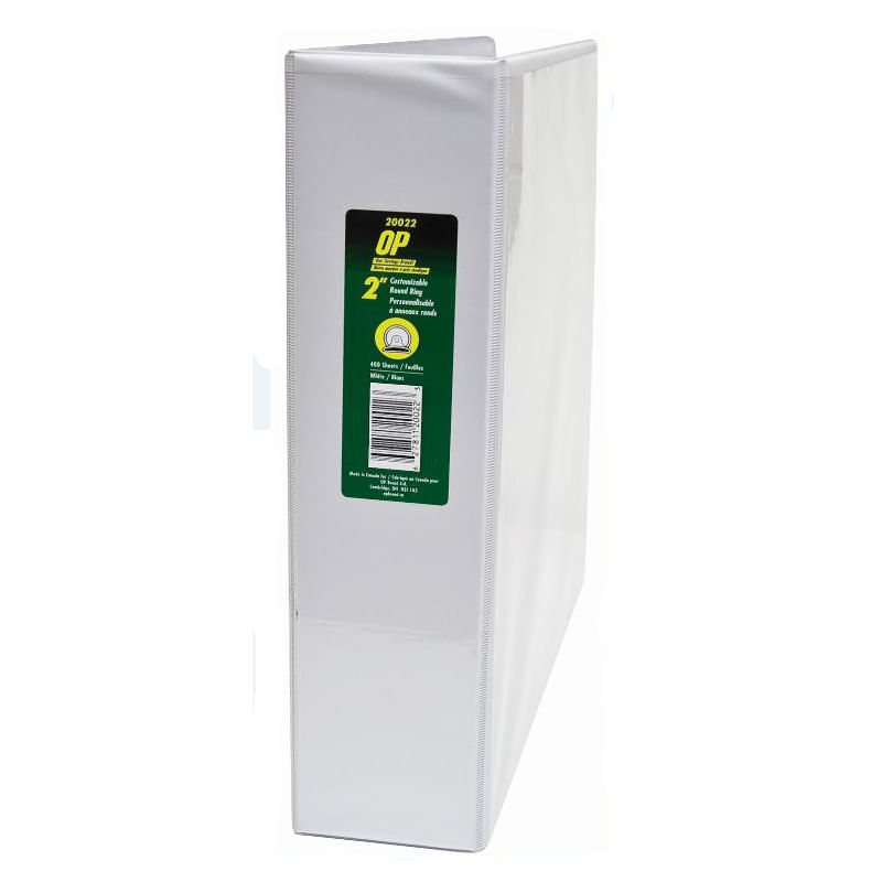 Binder O-Ring 2" White OP Brand - Whitebird