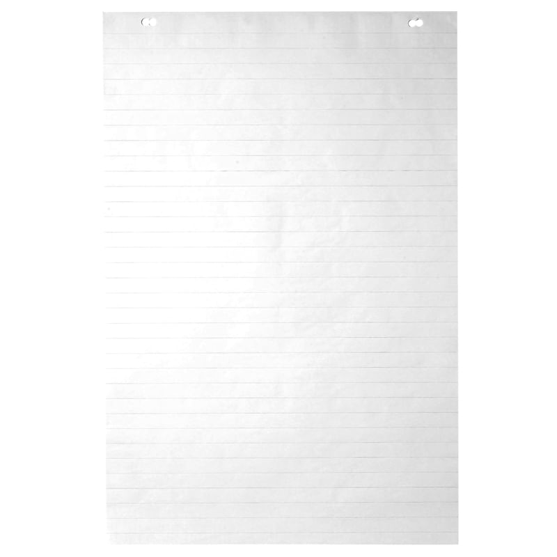 Flip Chart Pad 24 x 36" Ruled Bond 50 sheets/pad 5/cs - Whitebird