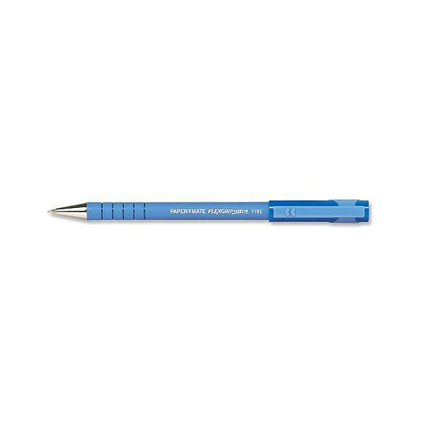 Pen Flexgrip Ultra Fine Blue Pen Ball point 12/bx - Whitebird