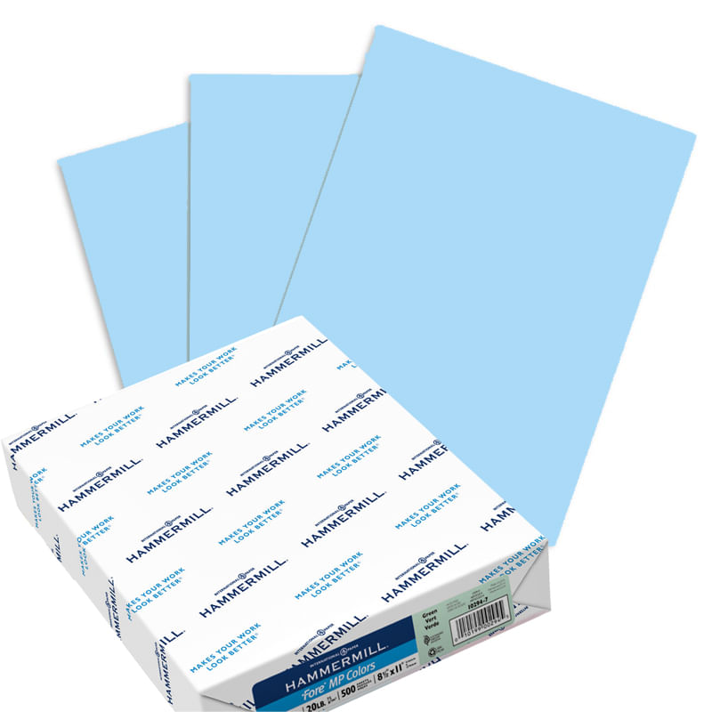 Paper 8-1/2" x 14" Blue 500/pk - Whitebird