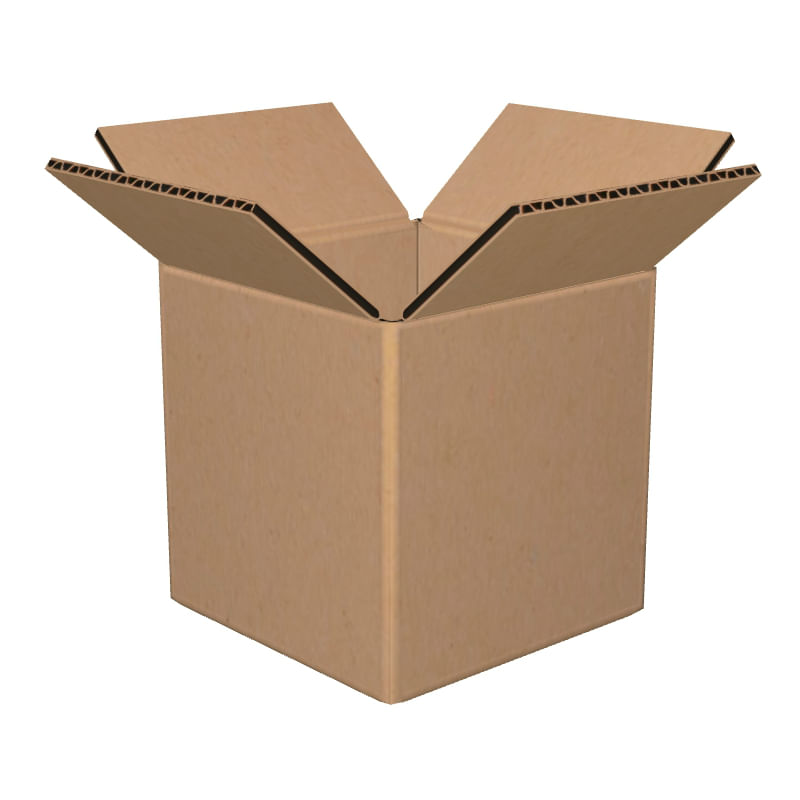 Box 4x4x4 32C Kraft 25/2500 - Whitebird