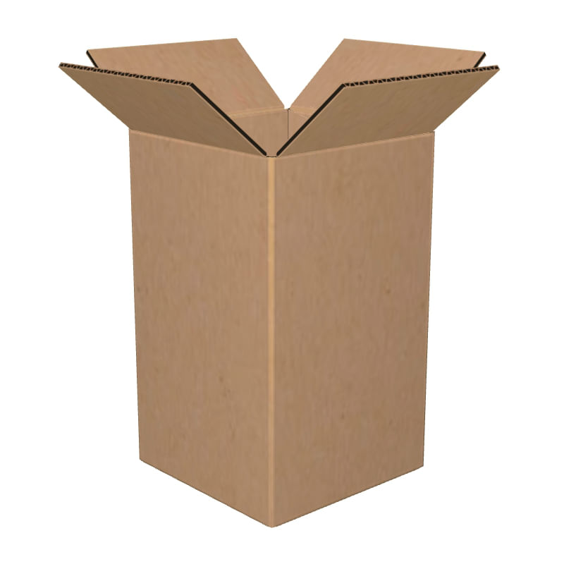 Box 6x6x10 32C Kraft 25/750 - Whitebird