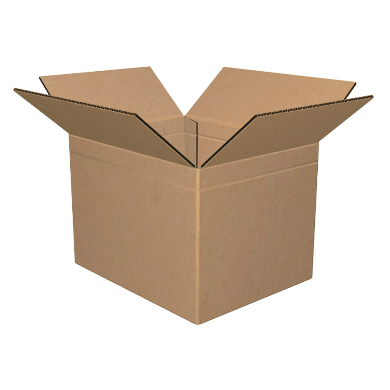 Box 10x8x8 6 32C Kraft Multi Depth 25/500 - Whitebird