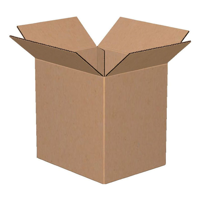 Box 10x8x10 32C Kraft 25/500 - Whitebird