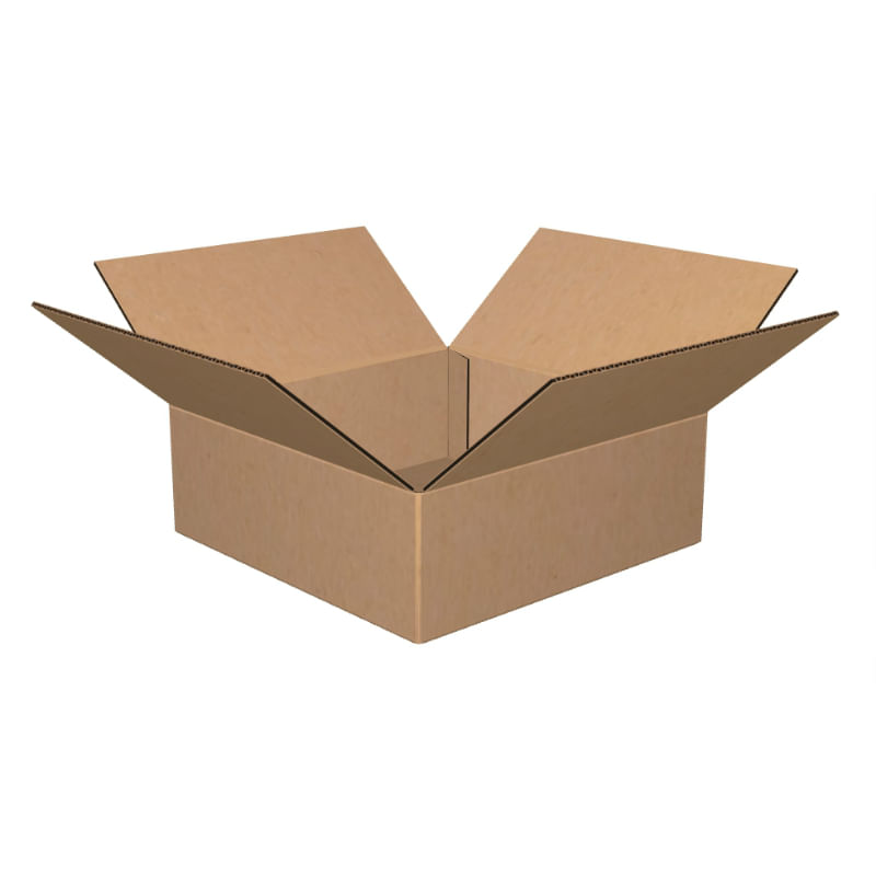 Box 12x12x4 32C Kraft 25/500 - Whitebird