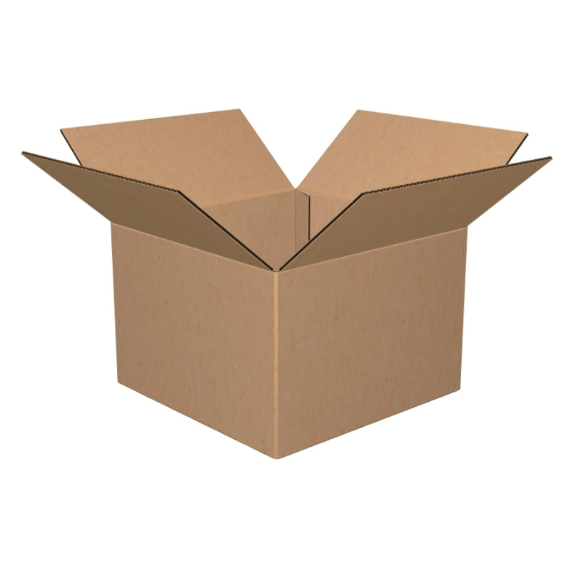 Box 12x12x8 32C Kraft 25/500 - Whitebird