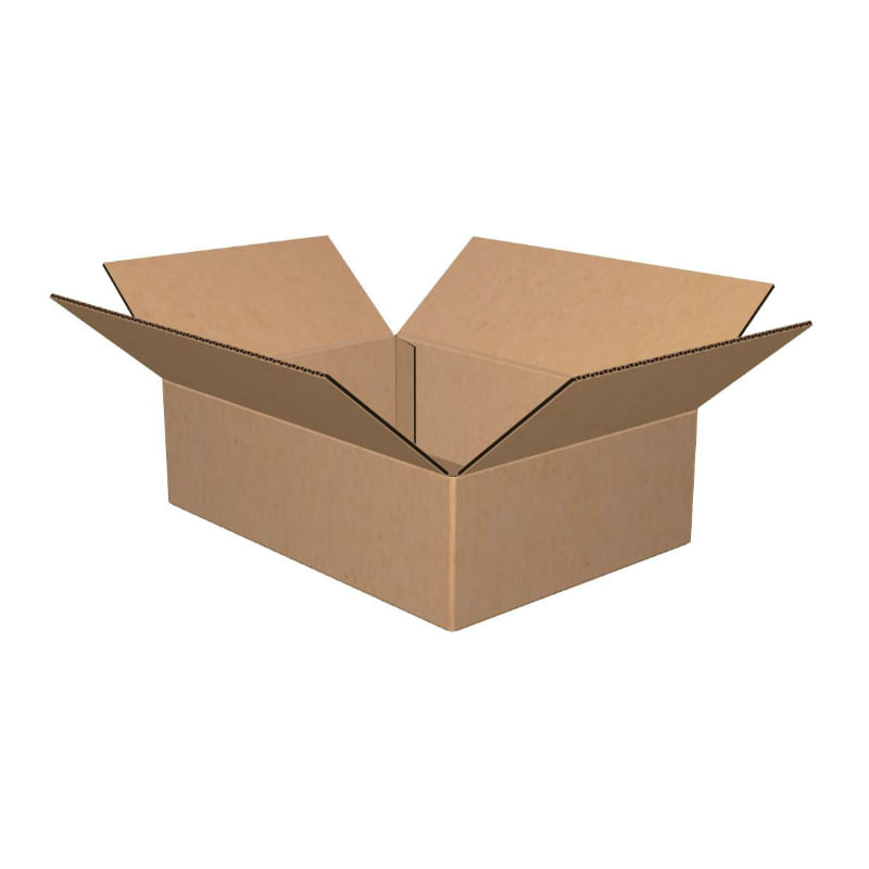 Box 14x10x4 32C Kraft 25/500 - Whitebird