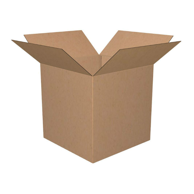 Box 24x24x24 32C Kraft 10/120 - Whitebird