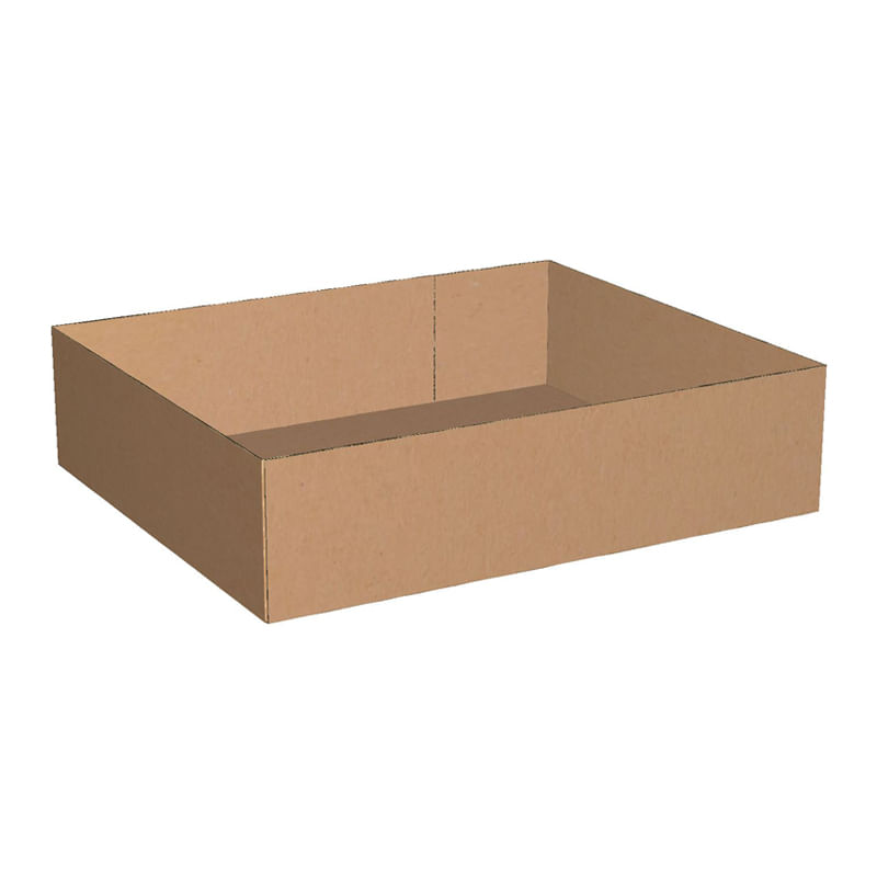48-3/4 x 40-3/4 x 12 23C Kraft Tray - Whitebird