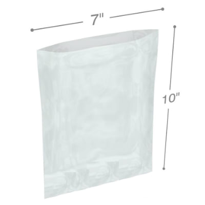 Bags Flat Poly 2 Mil 7x10" 1000/cs - Whitebird