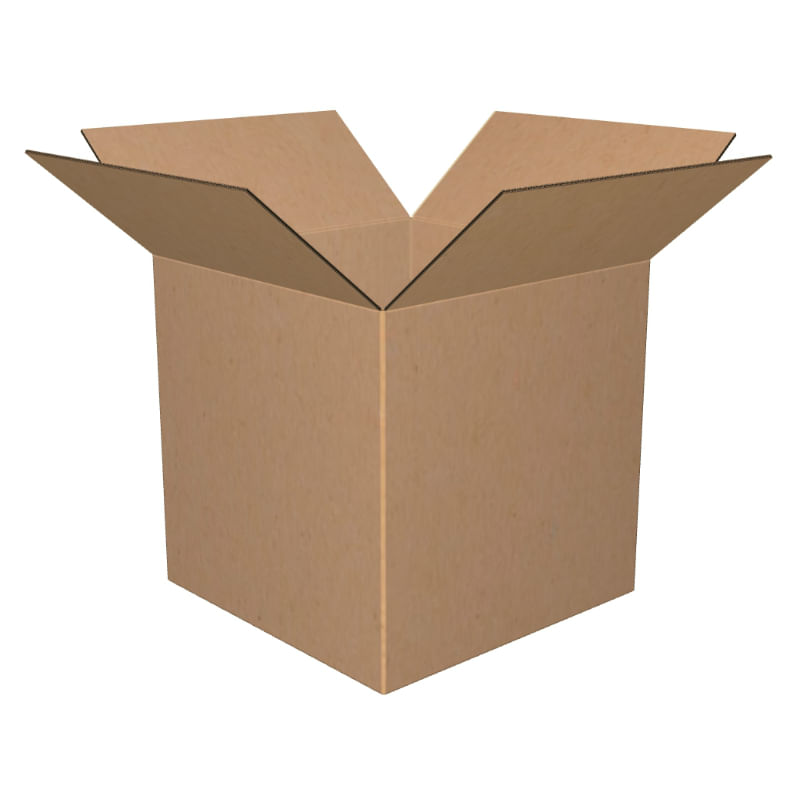 Box 30x30x30 48BC Kraft Double Wall 5/75 - Whitebird