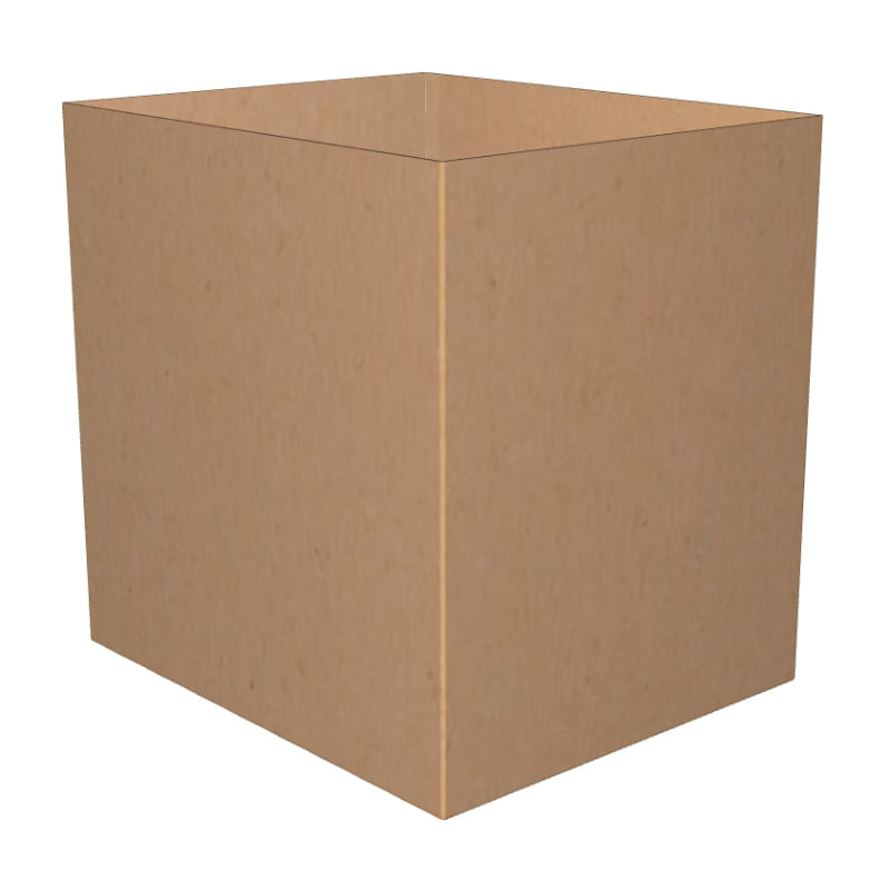 Box 48x40x48 42BC Half Slotted Bin 75/sk - Whitebird