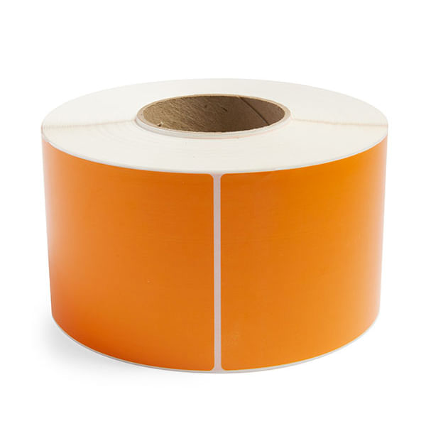 Labels Thermal Transfer 4x6" Orange 3" Core 4x1000/rl - Whitebird