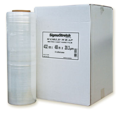 Stretch Wrap 17" 1476' 80 Gauge 4/cs - Whitebird