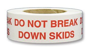 Labels Do Not Break Down Skid 3x5" 500/rl - Whitebird